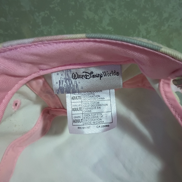 Disney | Accessories | Disney Princess Baseball Cap Pale Camo Hat Walt ...